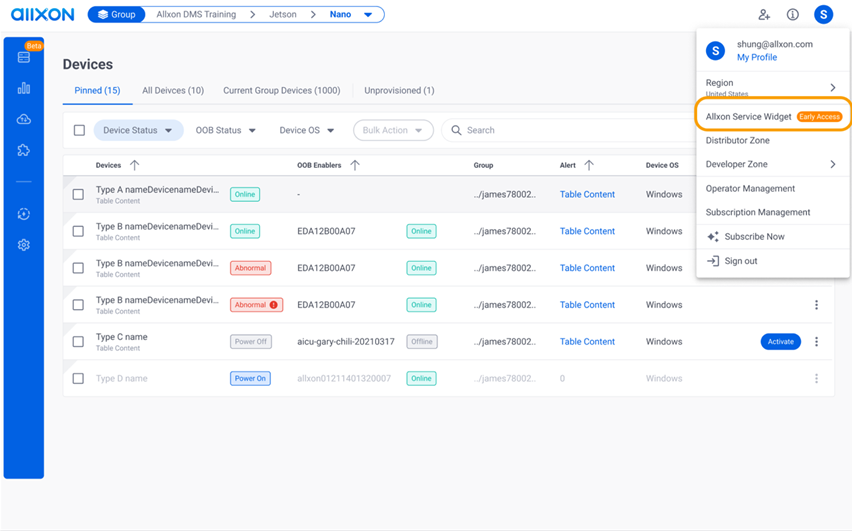 How to Use Allxon Widget Alias Generator?