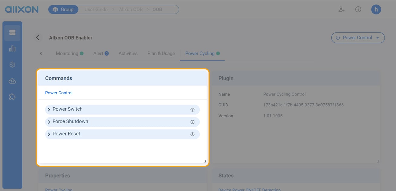 Allxon swiftDR for Power Cycling
