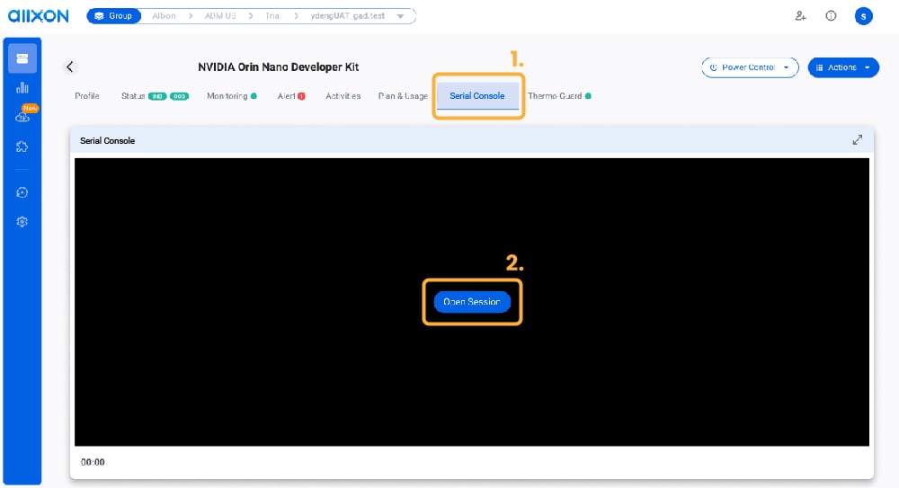 How to Use OOB Cloud Serial Console