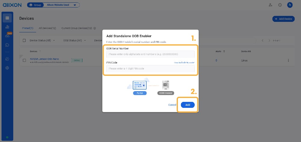 How to Add Standalone OOB Enabler