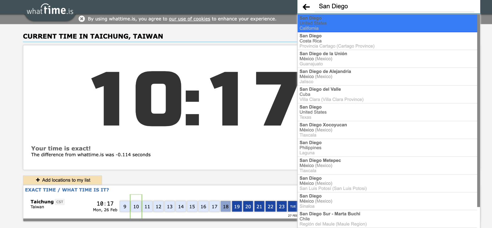 How to Know the Time Zone of a Specific City Using an Online Tool?