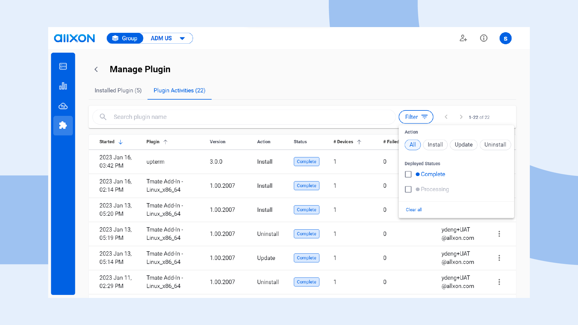 Tegrastats Plugin | Allxon Plugin Station