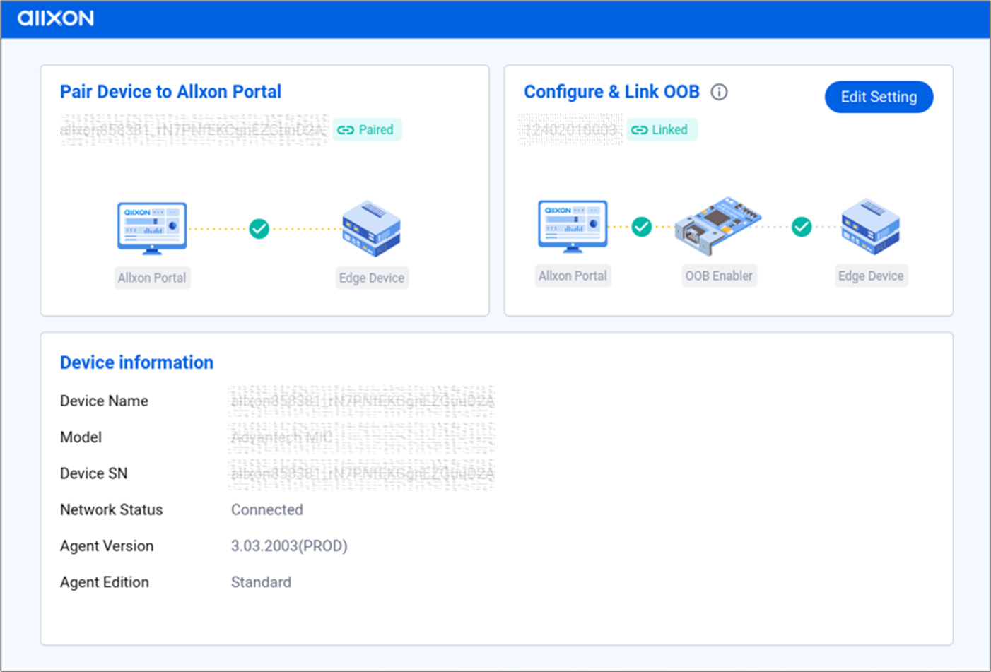 How to update Allxon Agent